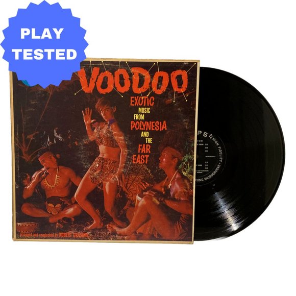 Media | Voodoo Robert Drasnin Vinyl Lp Holy Grail 1959 Exotica Original ...